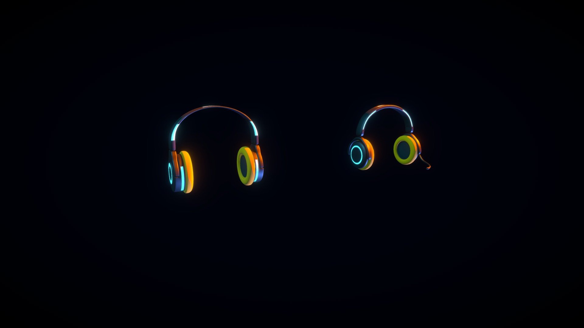headphones - 3D model by Animated Fox 3D (@Foxcatgaming2) [f990eb9 ...