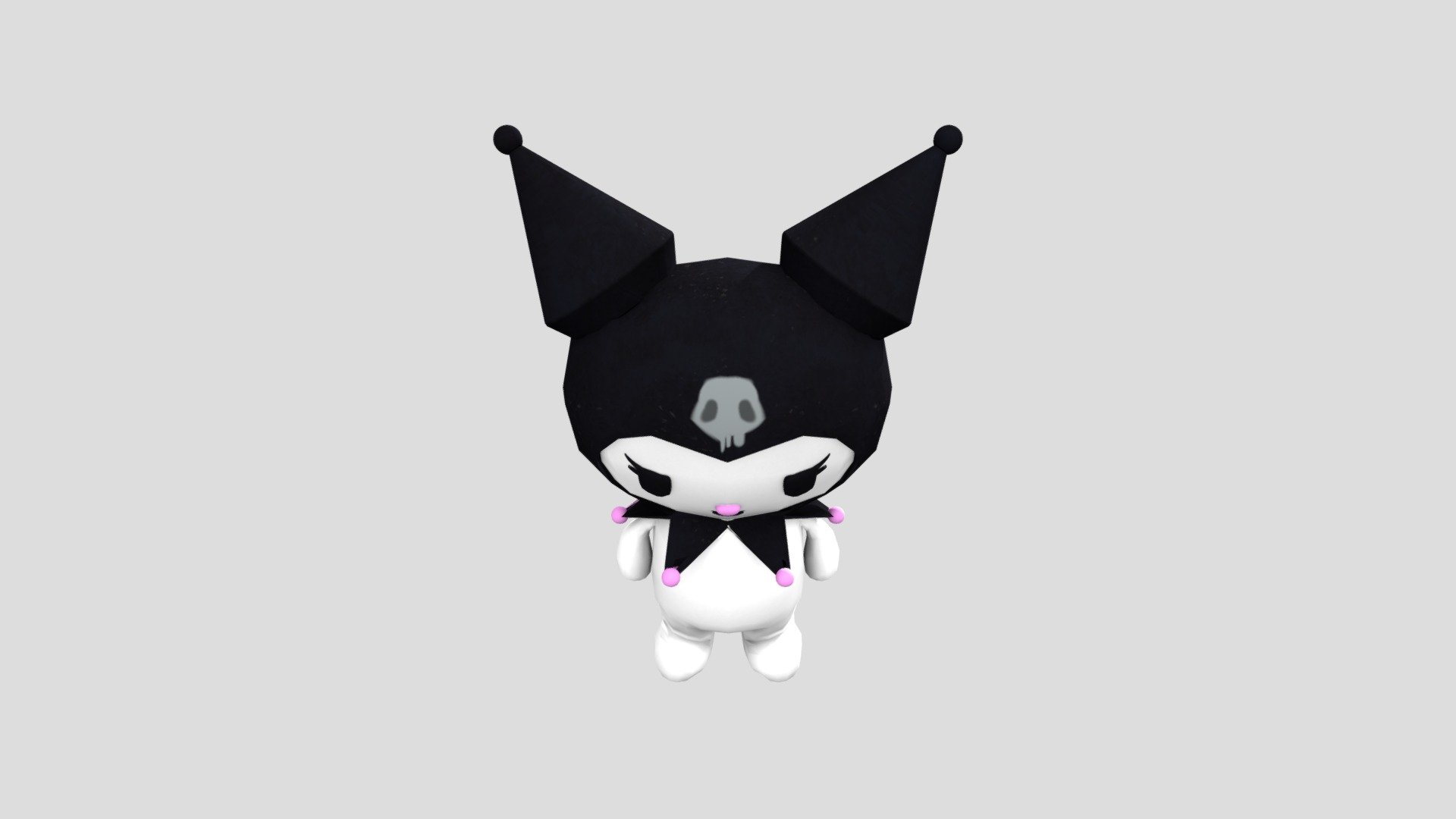 kuromi - 3D model by 10_0hui [f9910a8] - Sketchfab