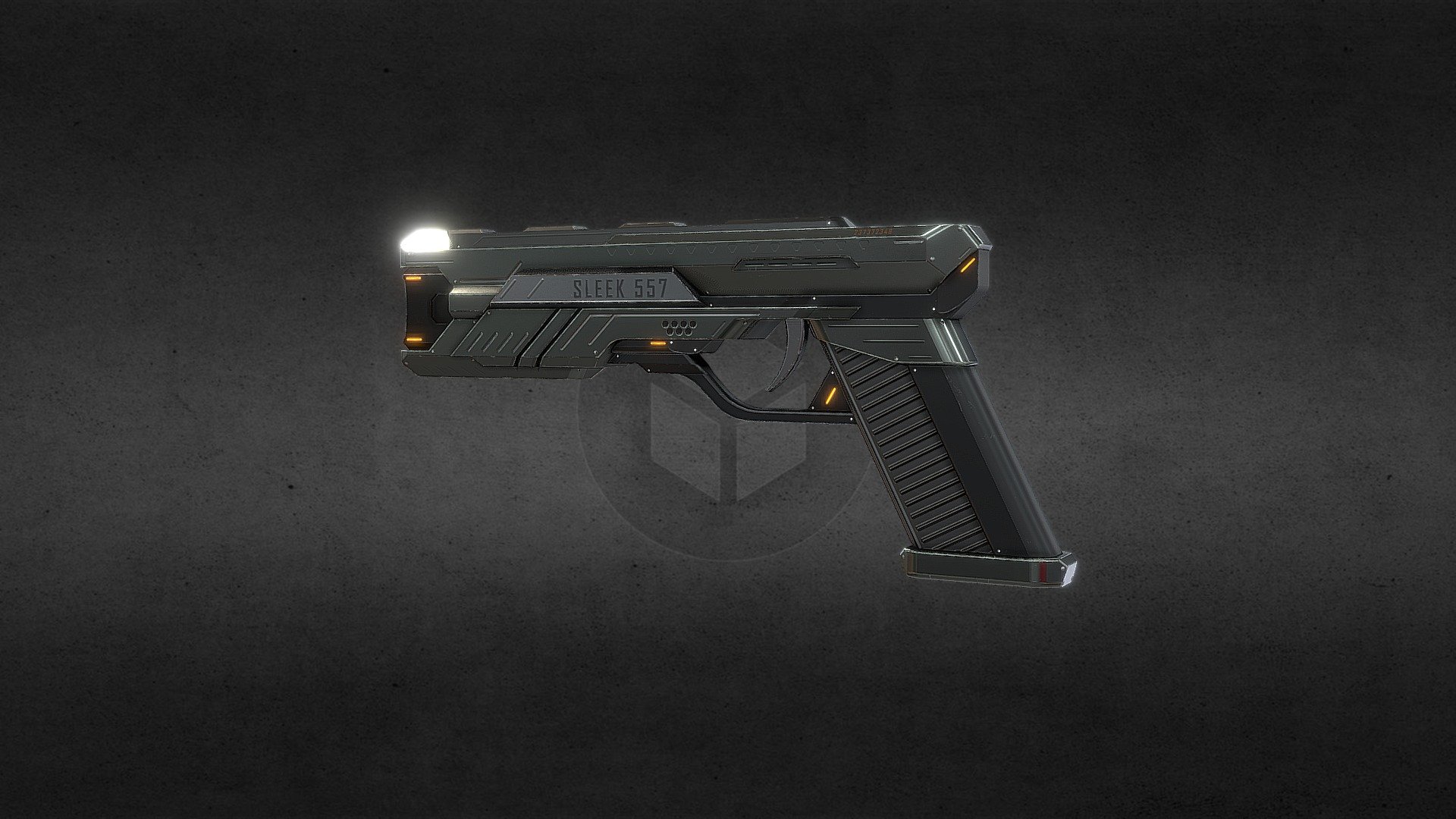 SLEEK 557 SCIFI WEAPON - 3D model by LordCinn [f991545] - Sketchfab