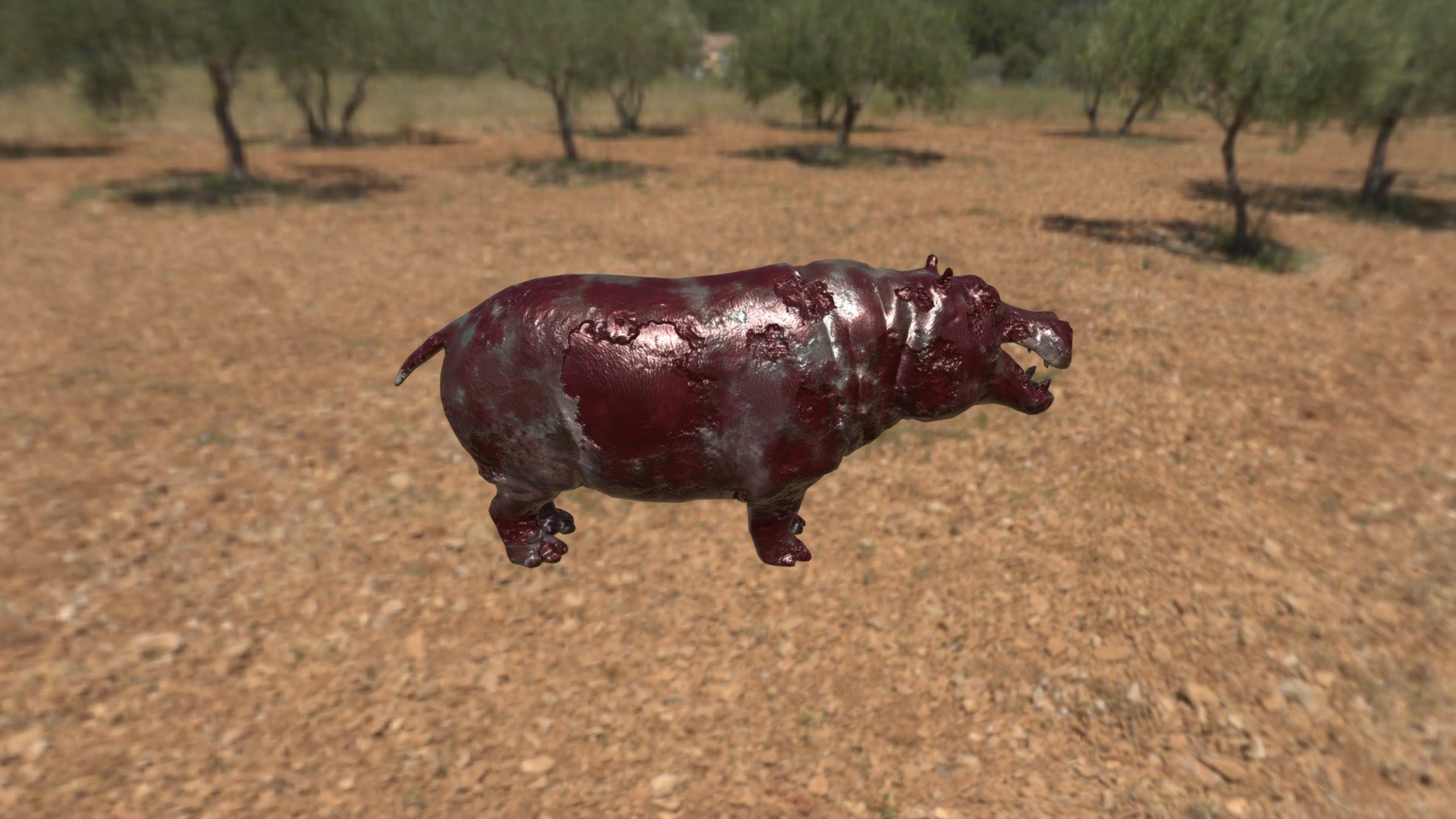 Hippo dead - 3D model by wetpwnage [f9917bb] - Sketchfab