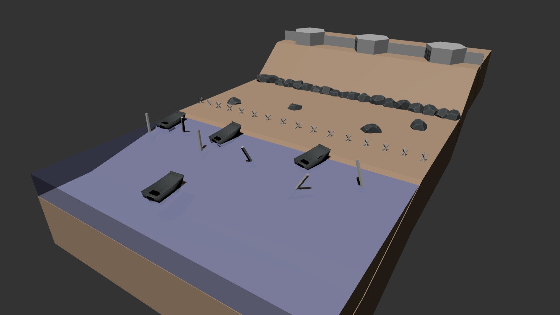 Mini D-DAY ver.1.1 - 3D model by Hecyon [f992acd] - Sketchfab