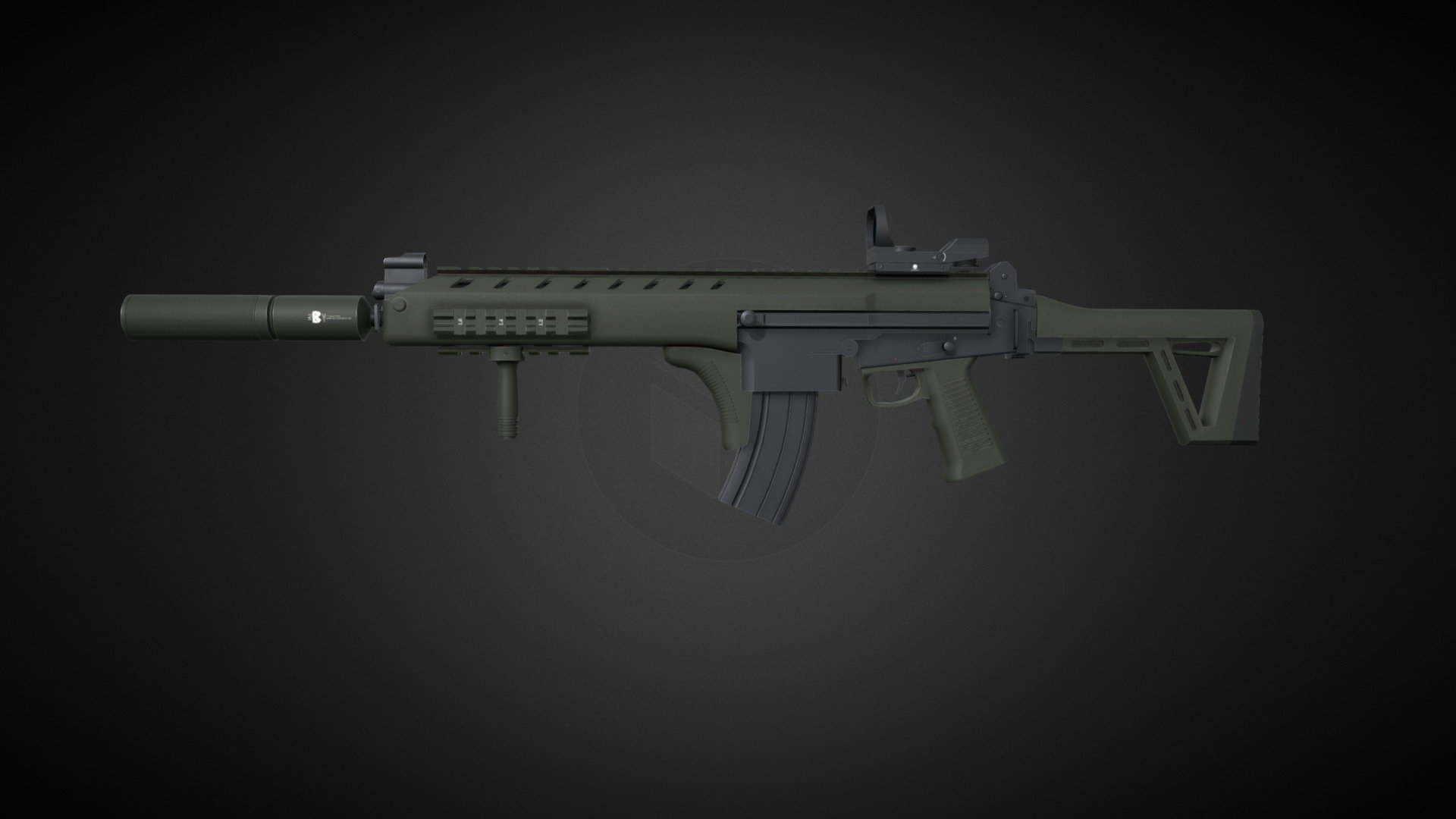 IA2 5.56MM IMBEL - 3D model by King-Redscorpion [f994db7] - Sketchfab