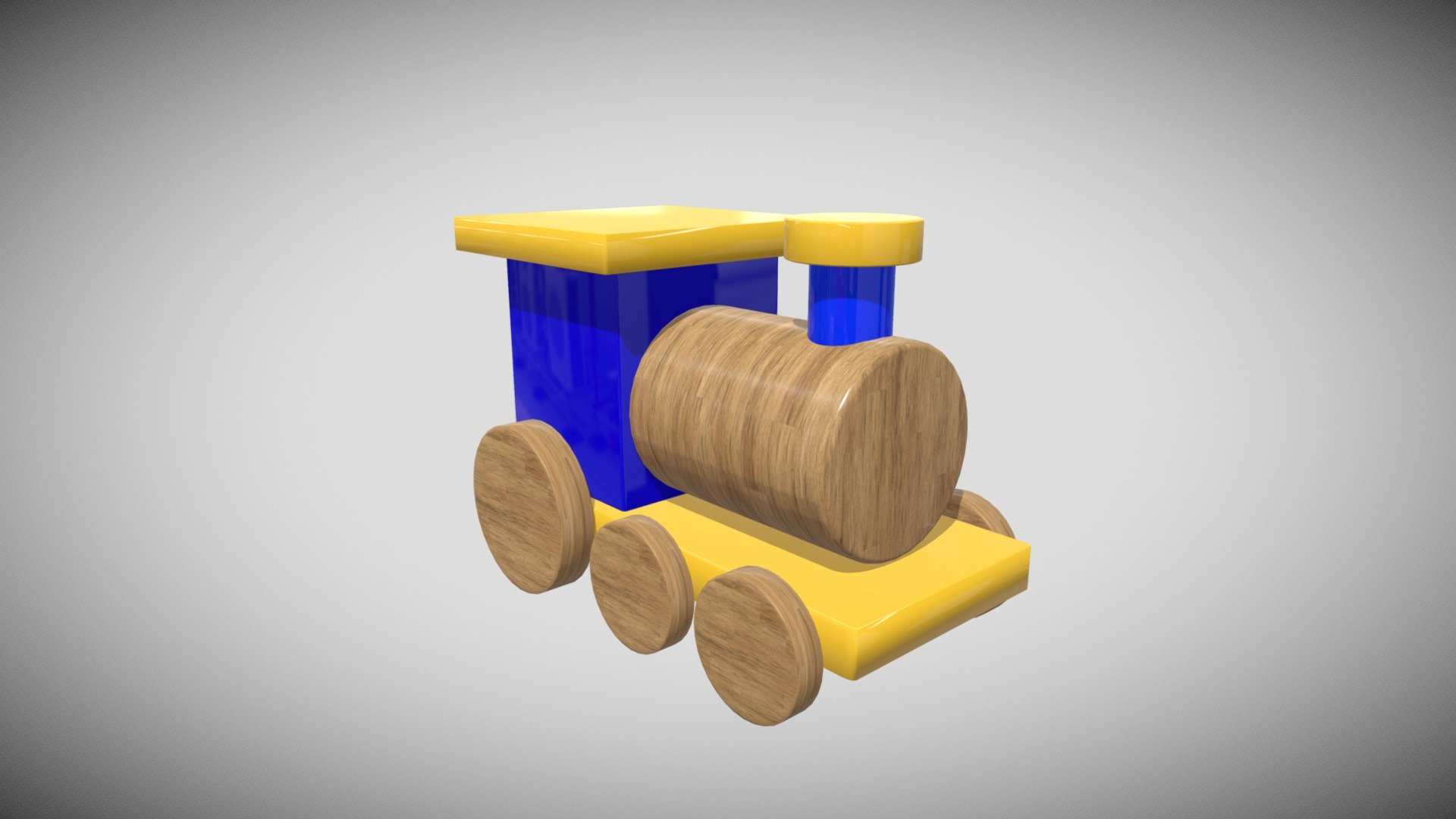 Toy train - Download Free 3D model by abbyrdz7 (@abbyrdz710) [f994f22 ...
