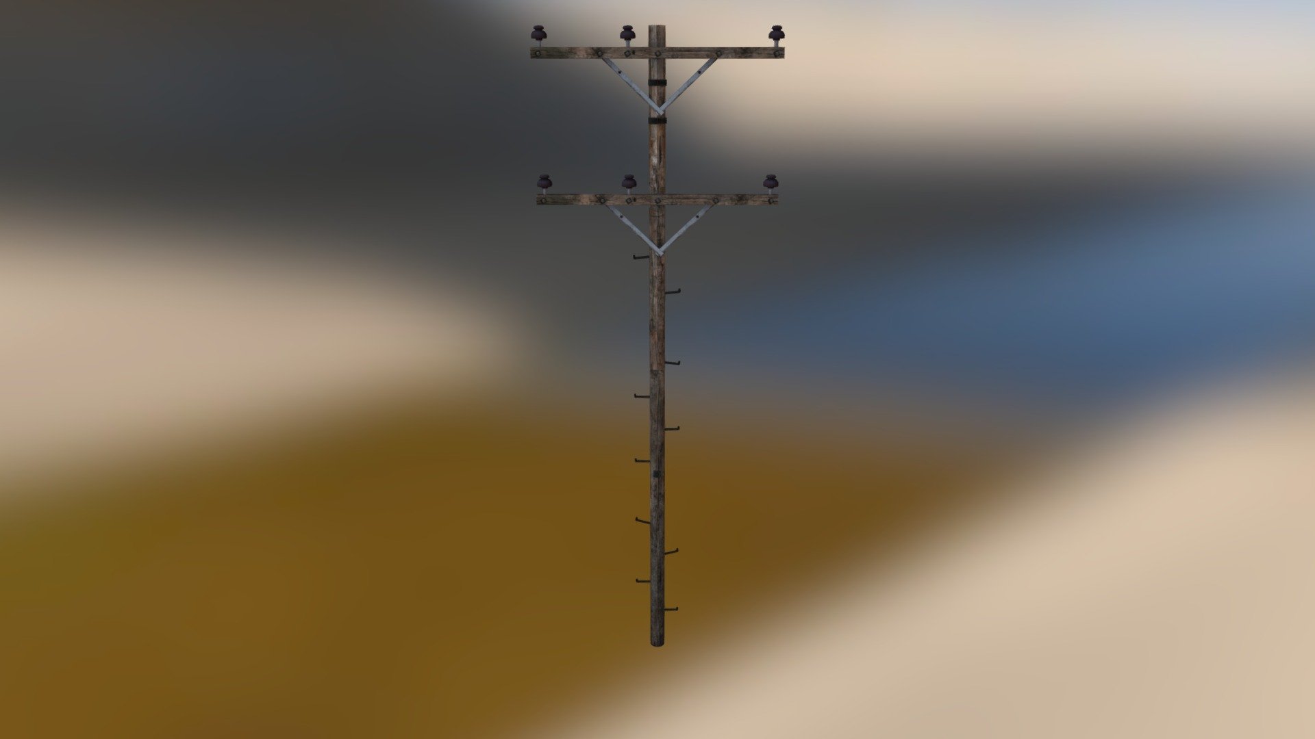Telephone_Pole_2 - 3D model by Creative Market (@creativemarket ...