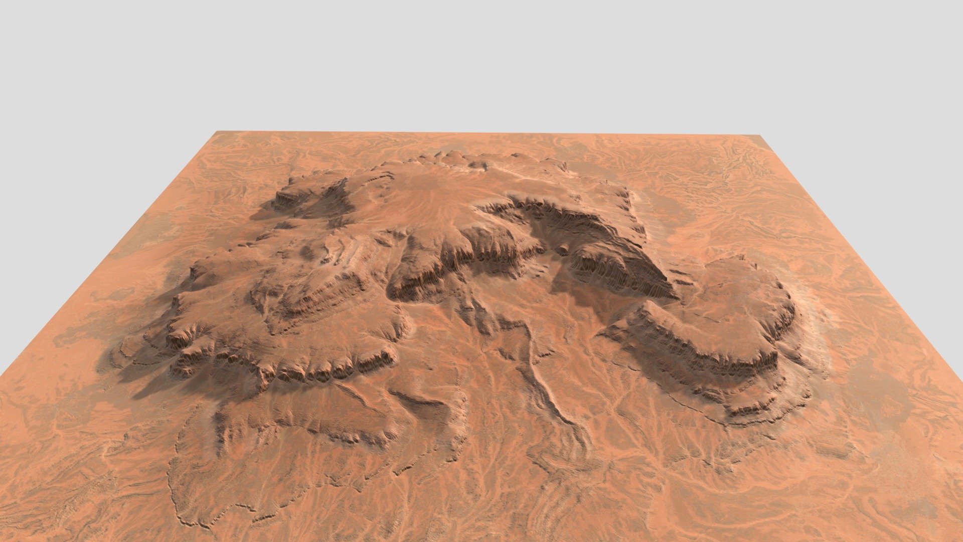 Desert Plateau Version 6 - Buy Royalty Free 3D model by Desertsage ...