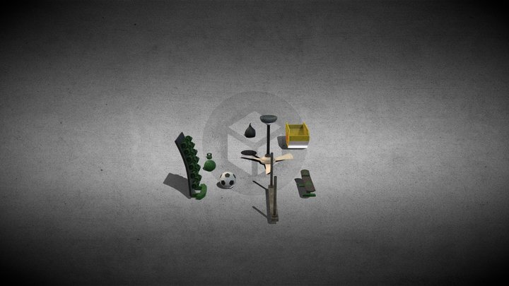 Game-assets 3D models - Sketchfab