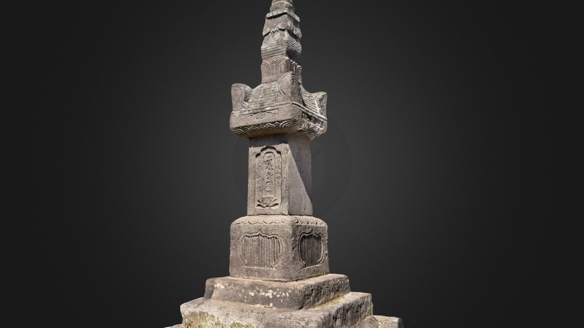 垂水家四代 島津久信墓 - Download Free 3D model by kofun [f99a90e] - Sketchfab
