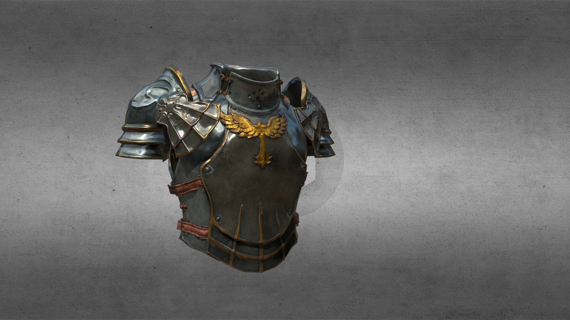 PBR West Armour - 3D model by ET.HONG (@ETHONG) [f99ac23] - Sketchfab