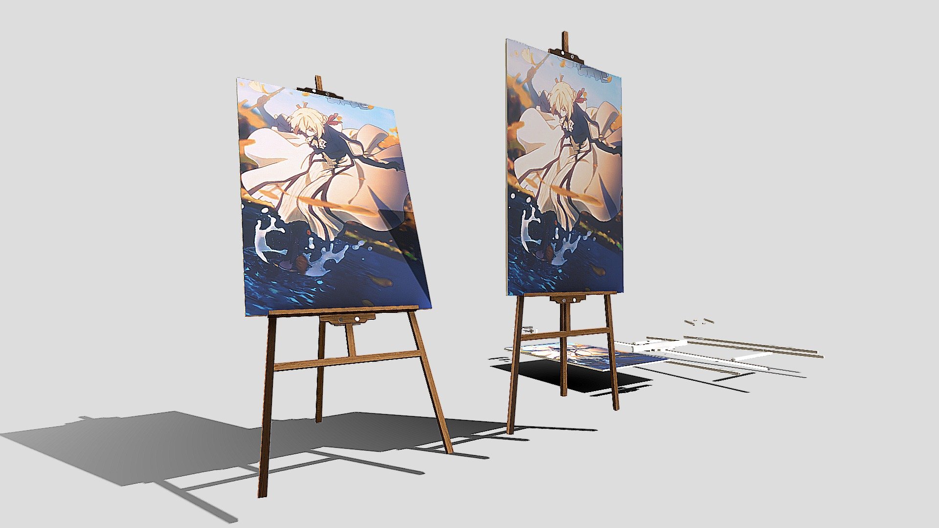 Painting Stand - Download Free 3D model by vfx.raizyel [f99b1d2 ...