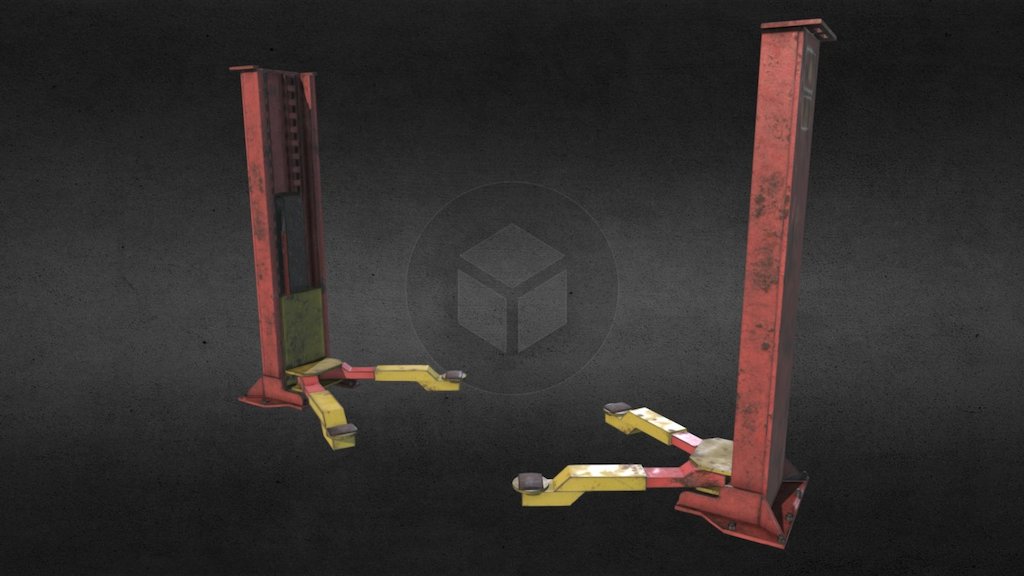 Car lift - 3D model by Scott Rafferty (@ScottRafferty) [f99bc31 ...