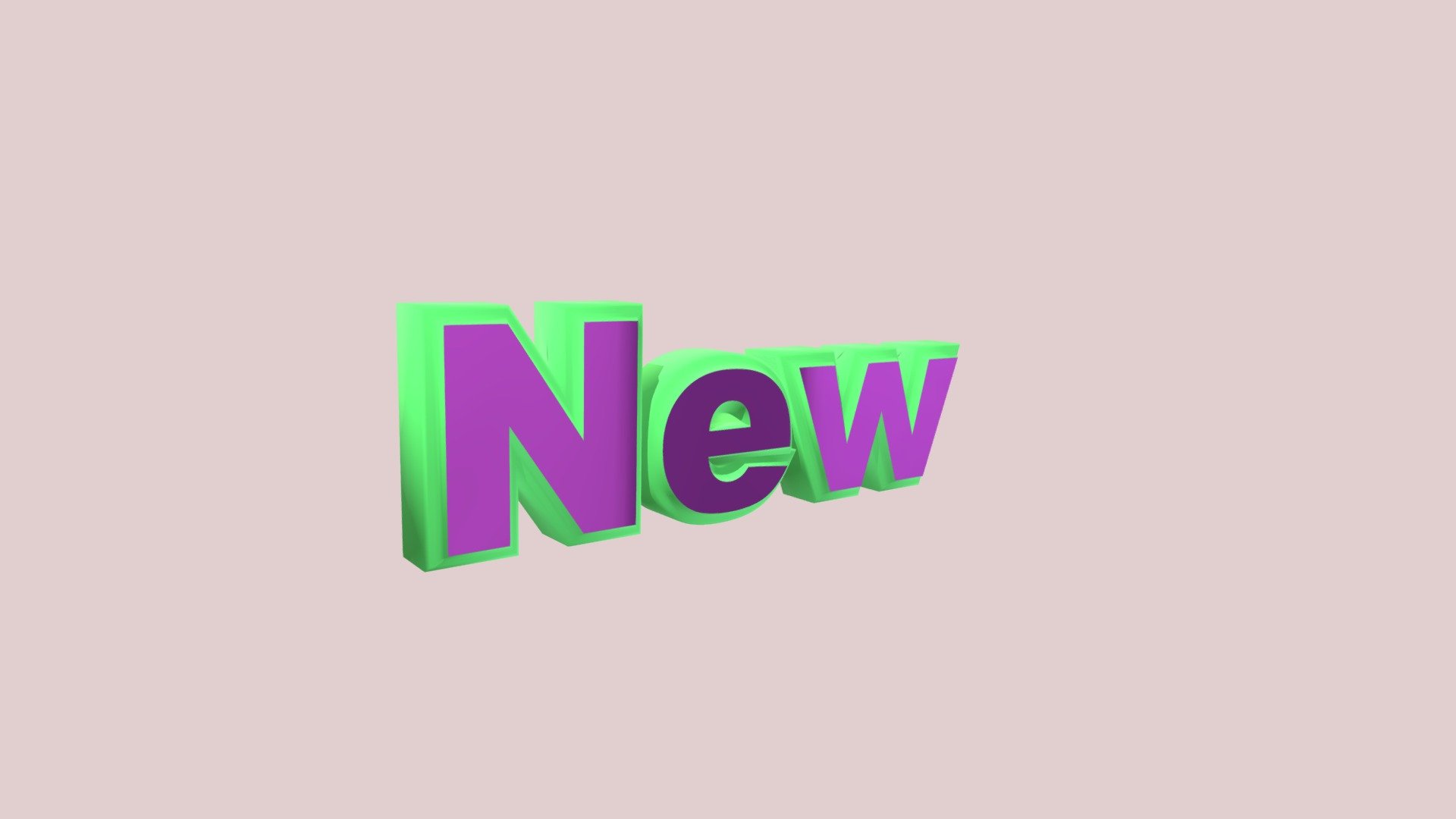 New Text - Download Free 3D model by Dominic Baker (@Domuk) [f99c5fe ...