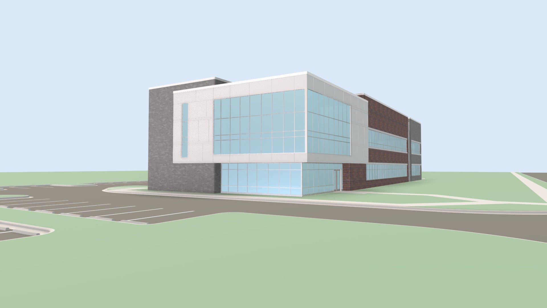 Six Forks Building - Sketchfab2 - 3D model by Rendering House ...