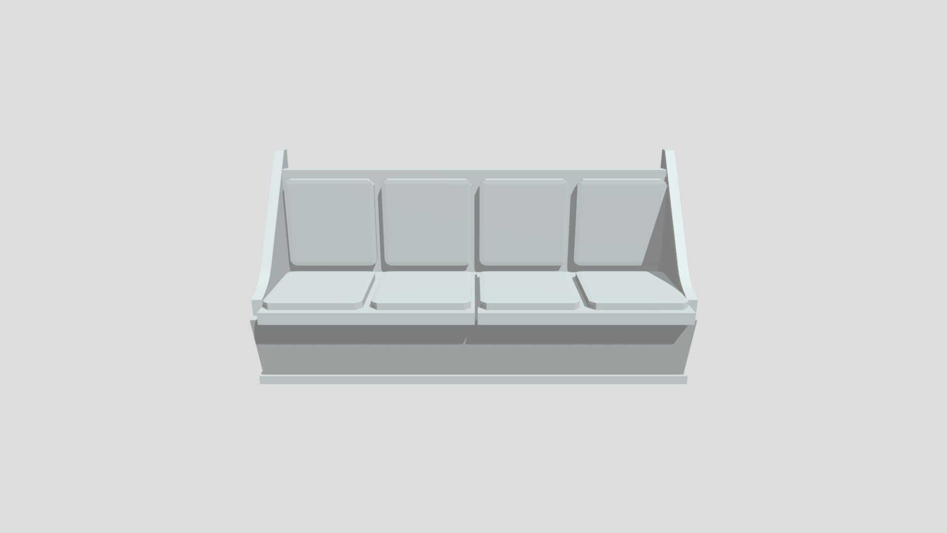 Metro Seat - Download Free 3D model by VasMax [f99e6b3] - Sketchfab