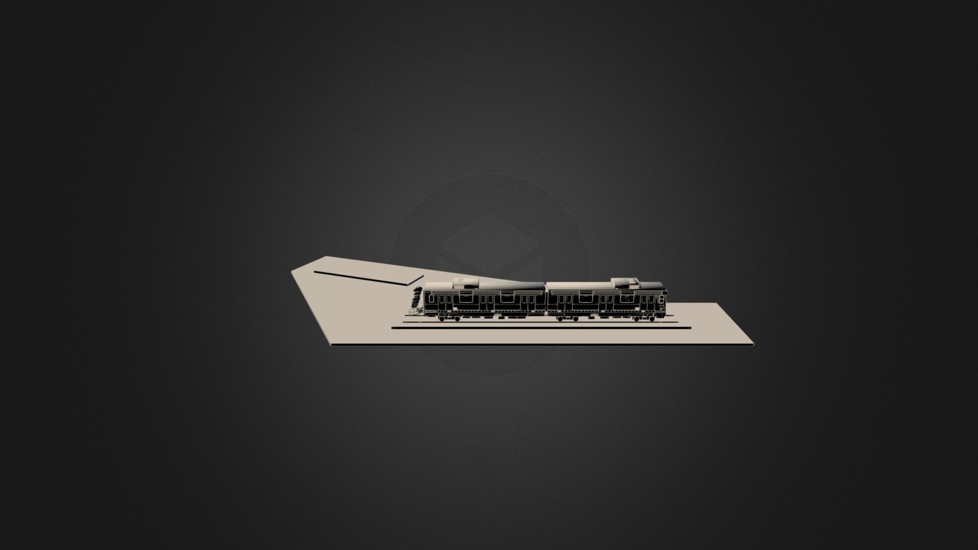 Rapid KL LRT accident with car - 3D model by liewmingjye [f99f433 ...