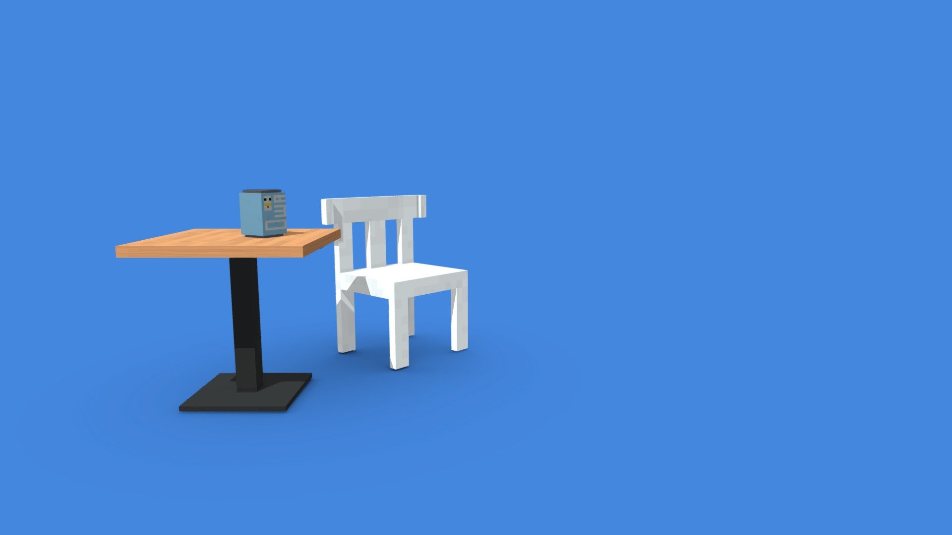 cafe_table_model - 3D model by monorogu [f9a2047] - Sketchfab