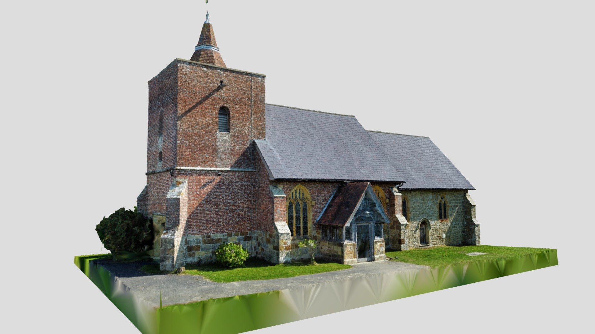 All Saints Church, Tudeley, Kent - 3D model by jonmillervfx [f9a25ee ...