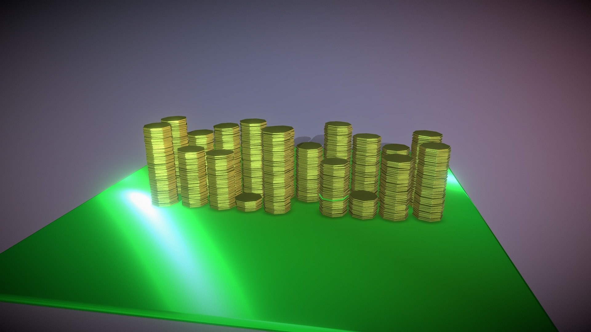 Coins - Download Free 3D model by Andrew Mad (@AndrewMad) [f9a4449 ...