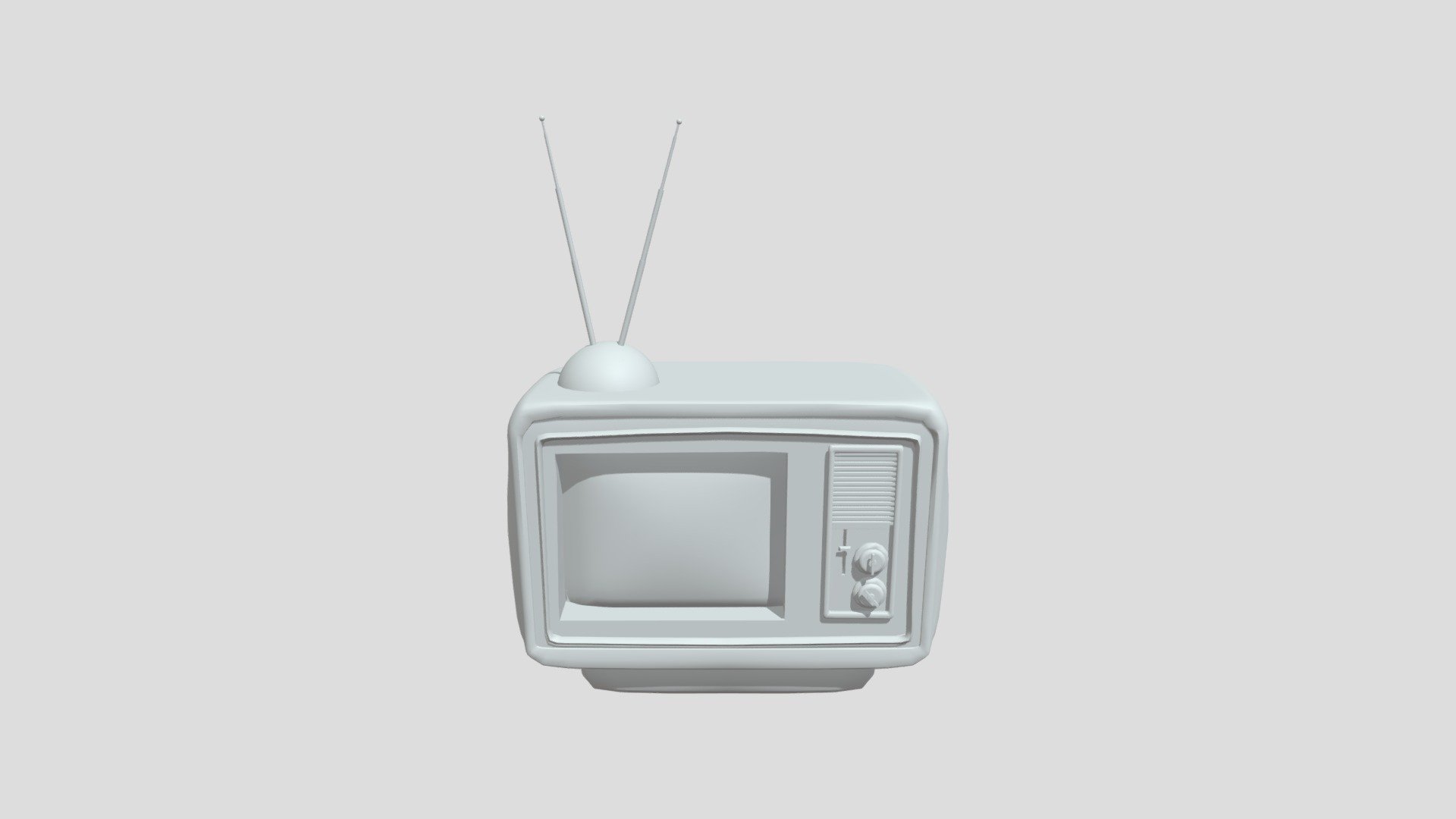 Retro Television - 3D model by Jordanjenkinsanimation [f9a7186] - Sketchfab