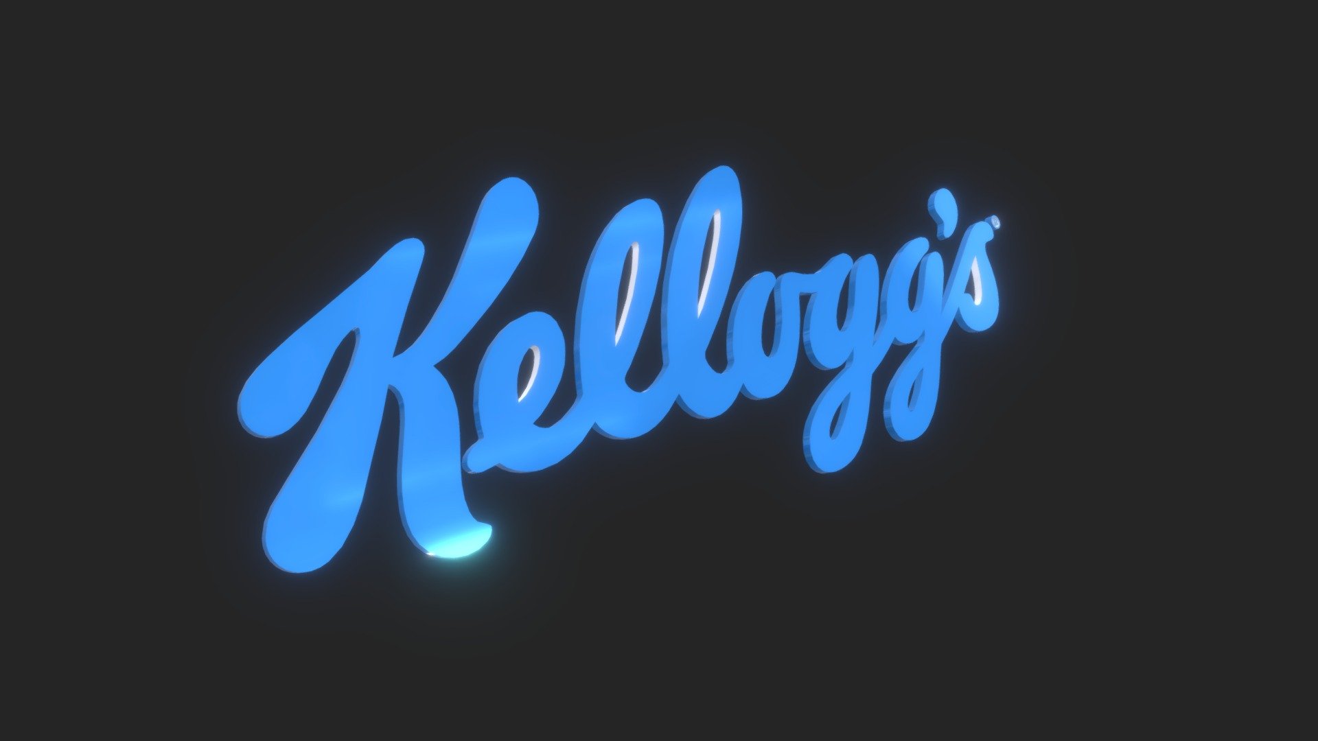 Kellogg's Logo - Download Free 3D model by pira.midale [f9ab024] - Sketchfab