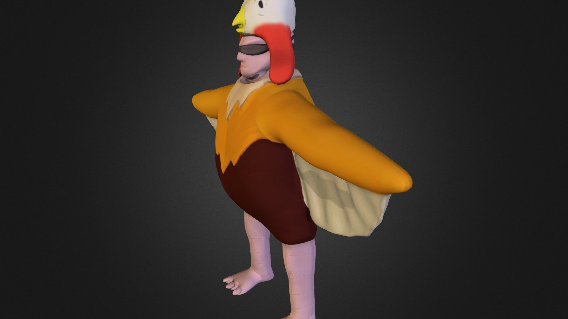 Birdman Low Poly - 3D model by AndyBowerfield [f9ab4d8] - Sketchfab