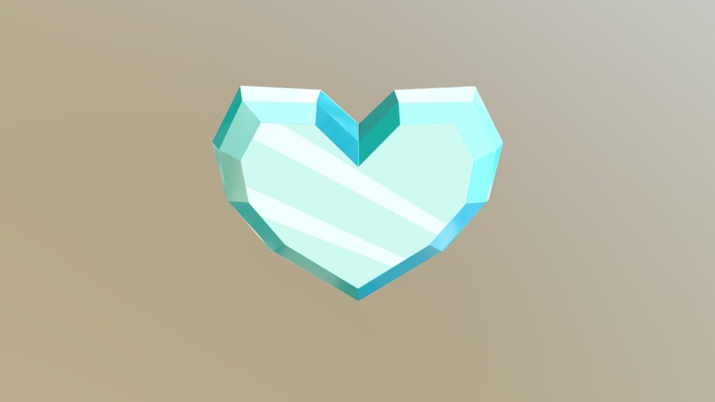 Crystal Heart - 3D model by Ember (@isolte) [f9ac332] - Sketchfab