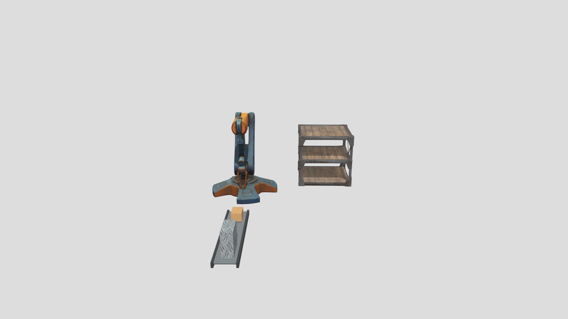 Frady_RobotArm - 3D model by Tyler Frady (@tnfrady) [f9ad382] - Sketchfab