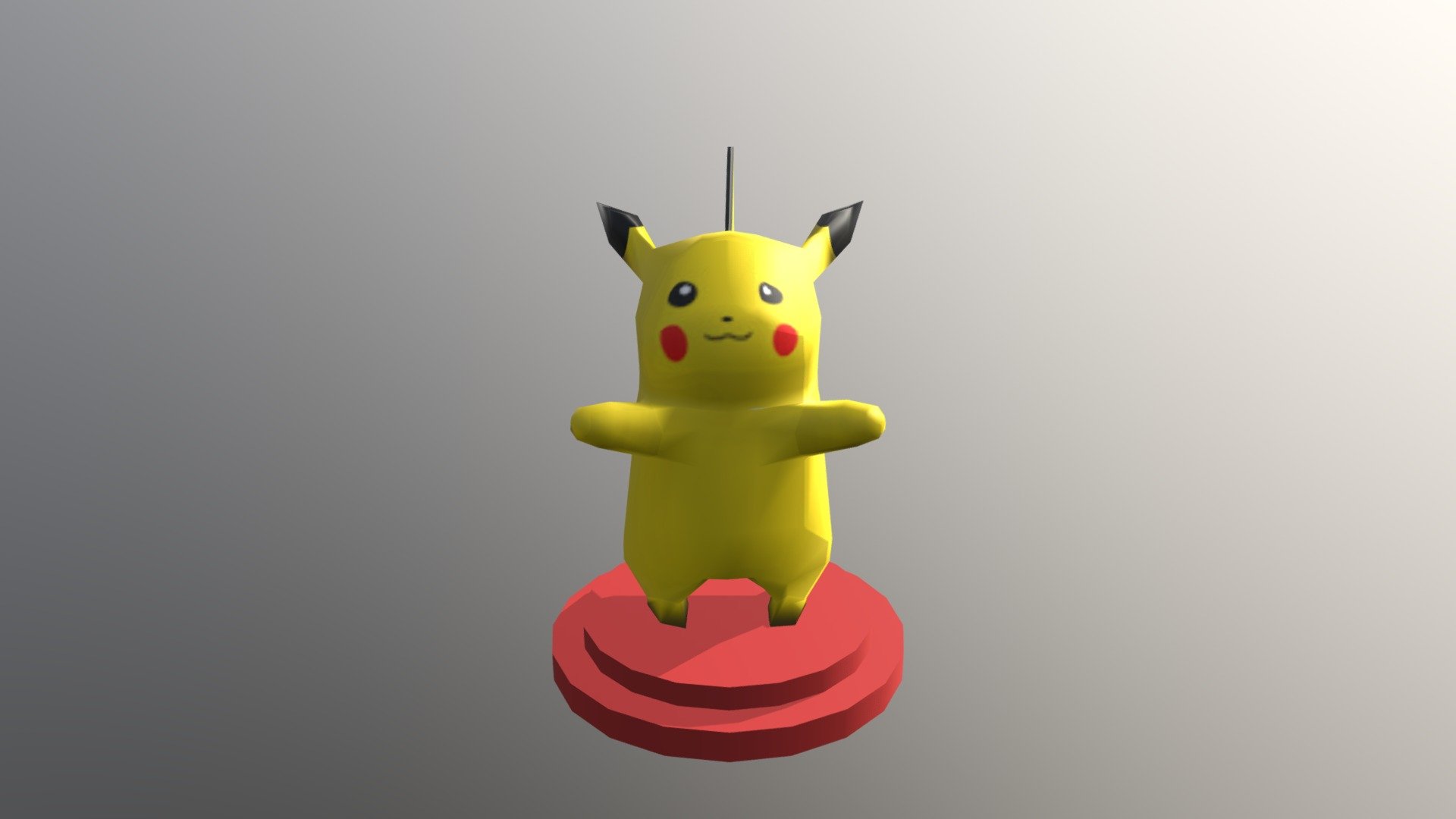 Pikachu - 3D model by Tigers.Tough [f9ade06] - Sketchfab