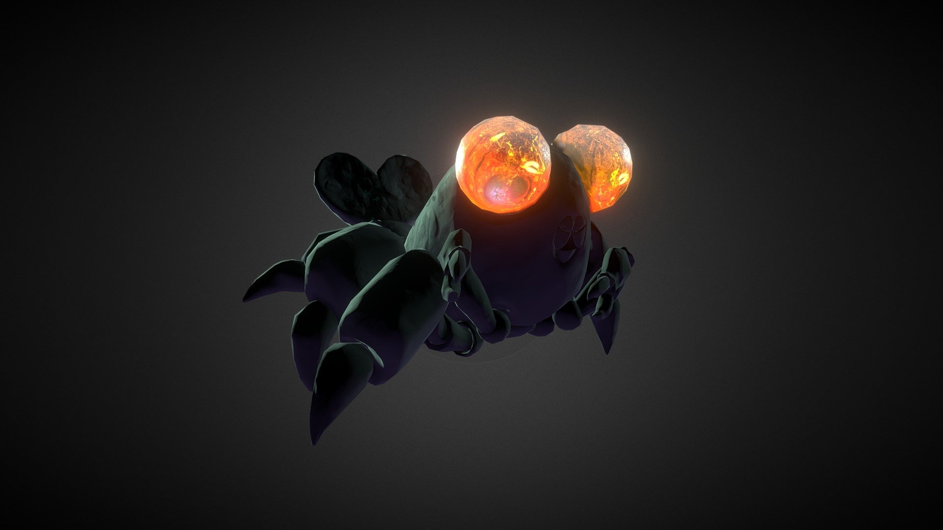Animated Rocky Crab - 3D model by Yatta (@YattaGD) [f9ae76e] - Sketchfab