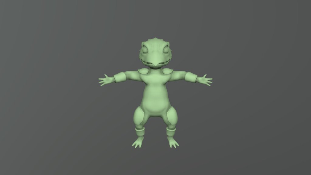 Lizard first version - 3D model by Nil bertran ribas (@3bertran ...
