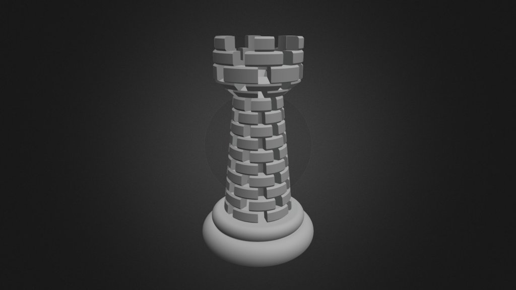 Rook - 3D model by whisqua [f9b07a3] - Sketchfab