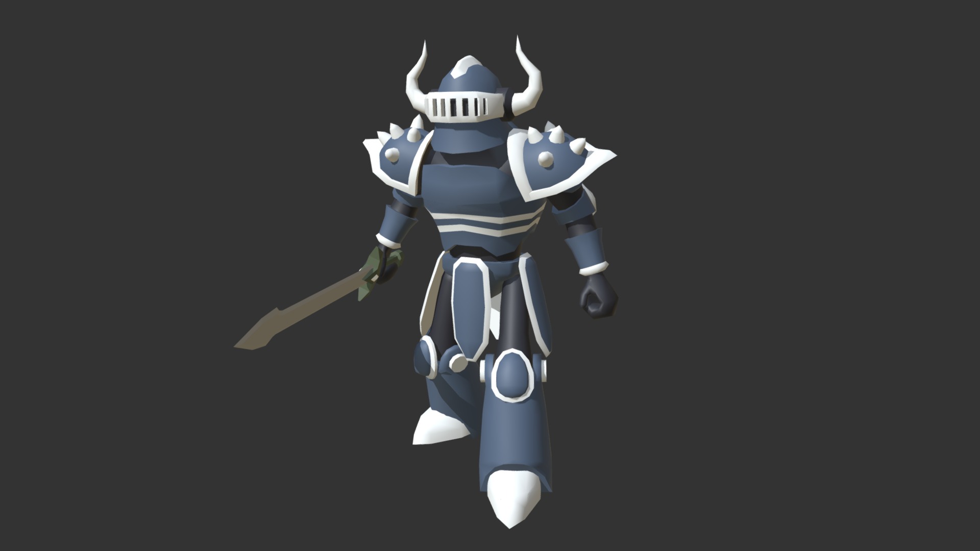 Stylized knight - 3D model by Jeroen Toma (@jeroentoma) [f9b81f3 ...