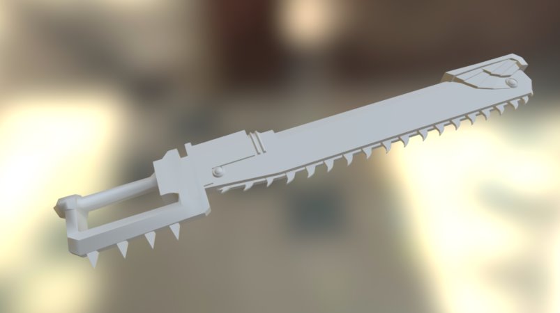 Chainsword - 3D model by Yipster [f9b8226] - Sketchfab