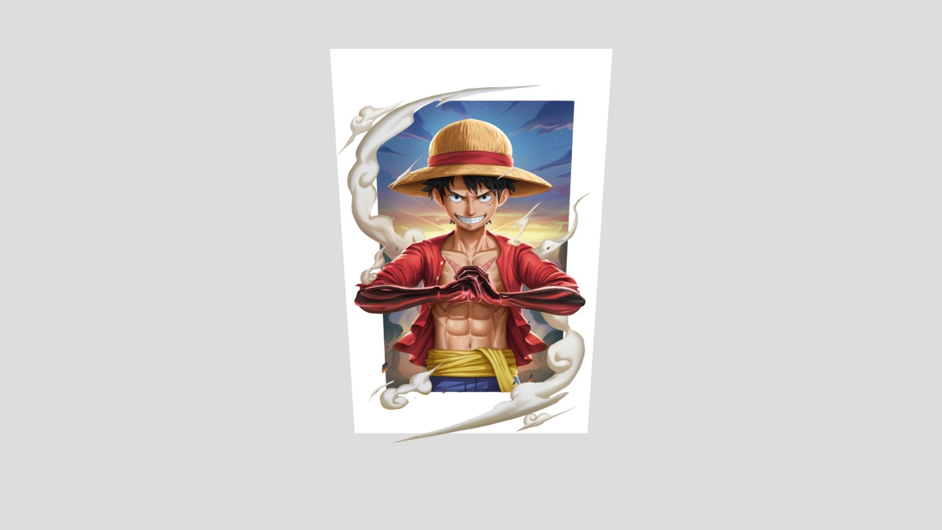 Portrait_Luffy - Download Free 3D model by christianamiel2121 [f9b83e0 ...