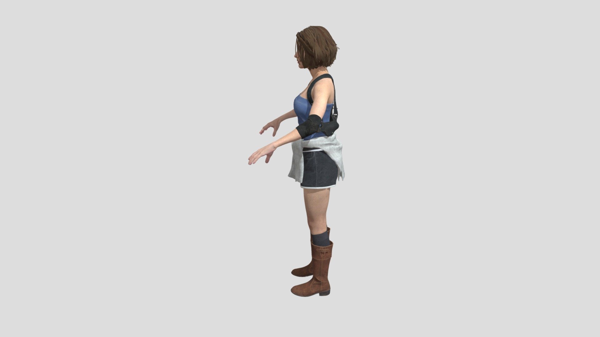 Jill re3 3d model - Download Free 3D model by toheed_zahid [f9b9114 ...