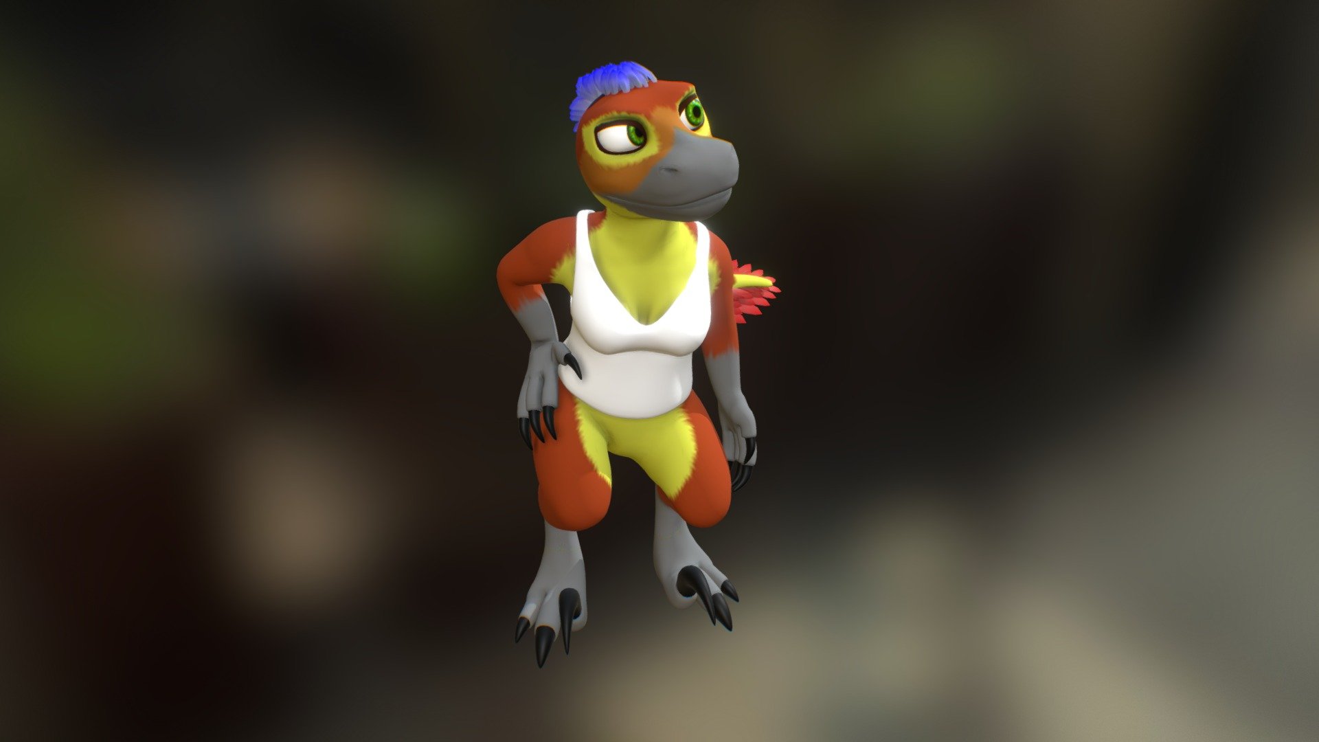 Bandela The Raptor - 3D model by Tetrachroma [f9b9314] - Sketchfab
