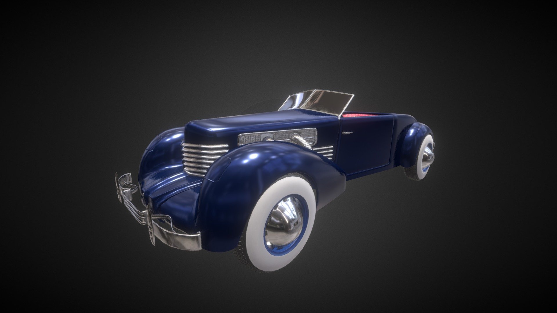 1937 Cord 812 SC Phaeton - Download Free 3D model by annaandrei ...