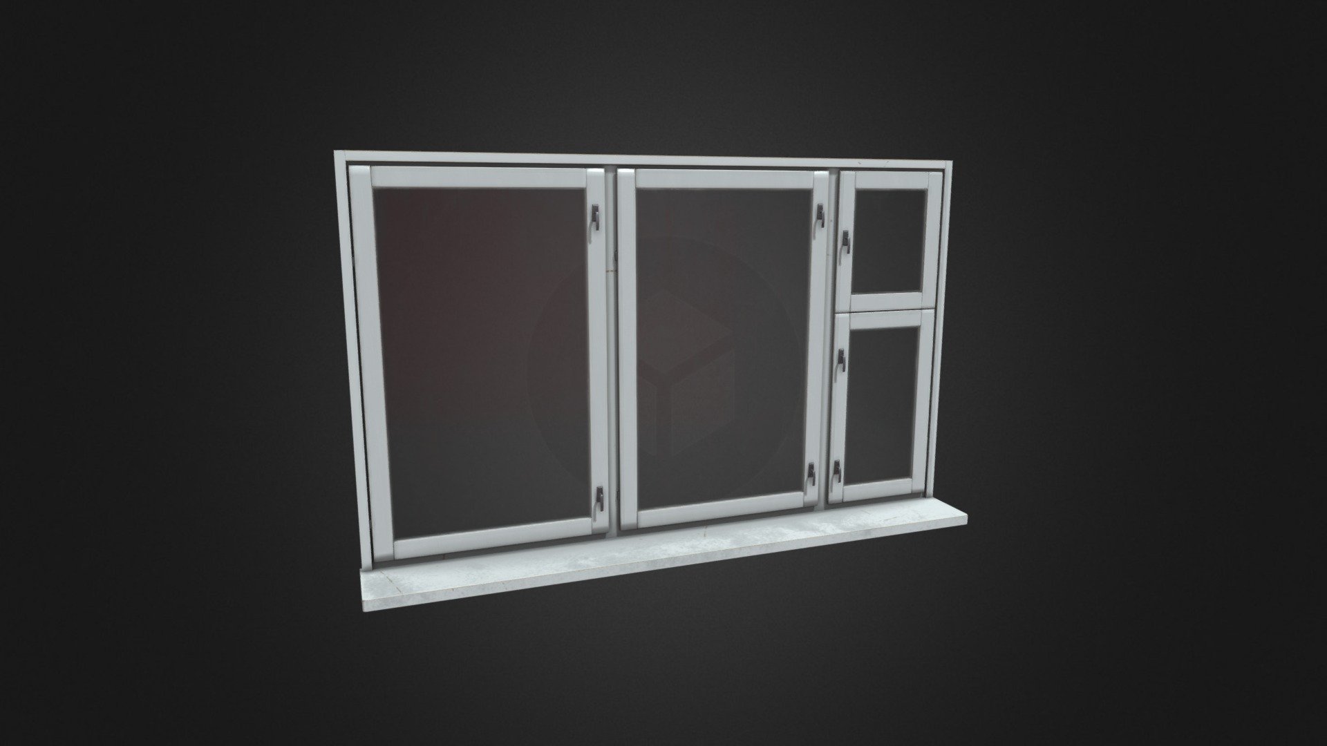 Window (painted, dirty) - Download Free 3D model by SlagPerch 3D ...