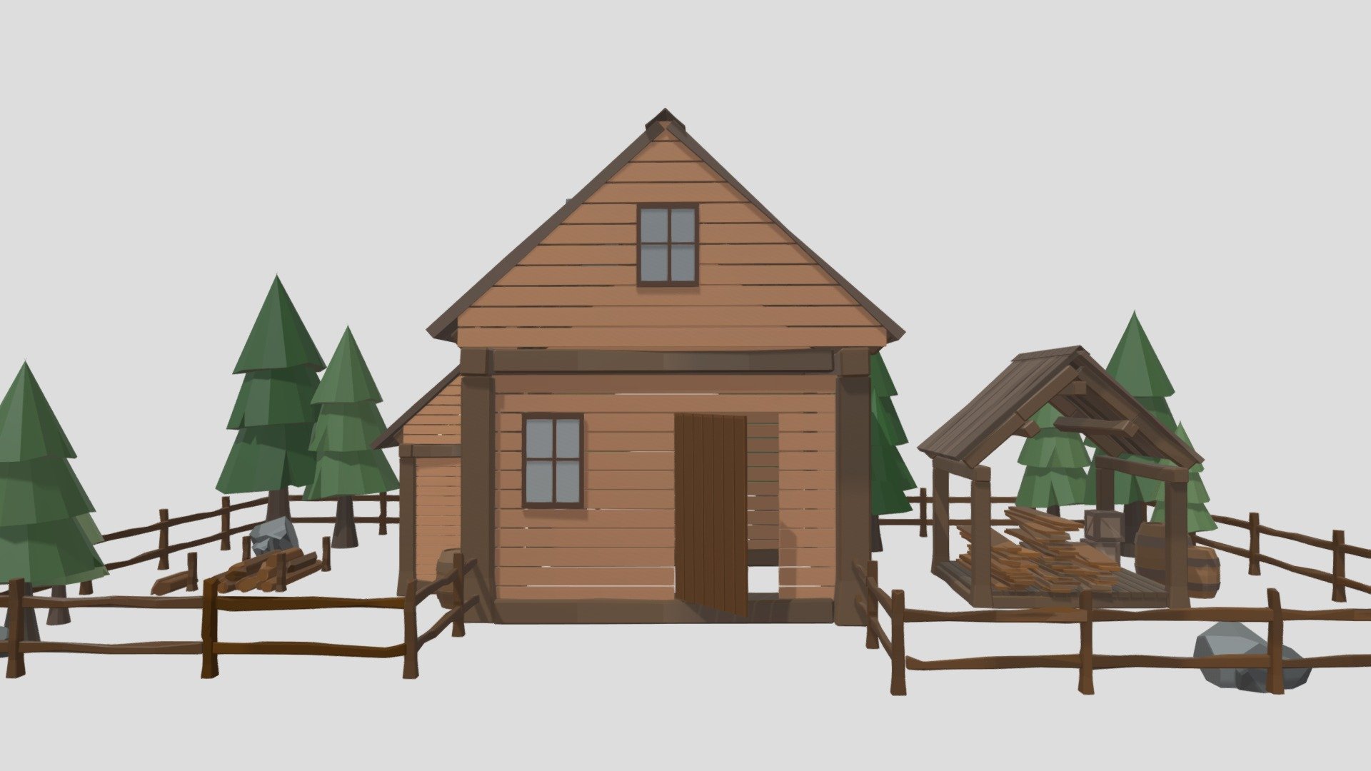 Low-Poly-Rustic-Town - Download Free 3D model by hasmitha-bhetalam ...