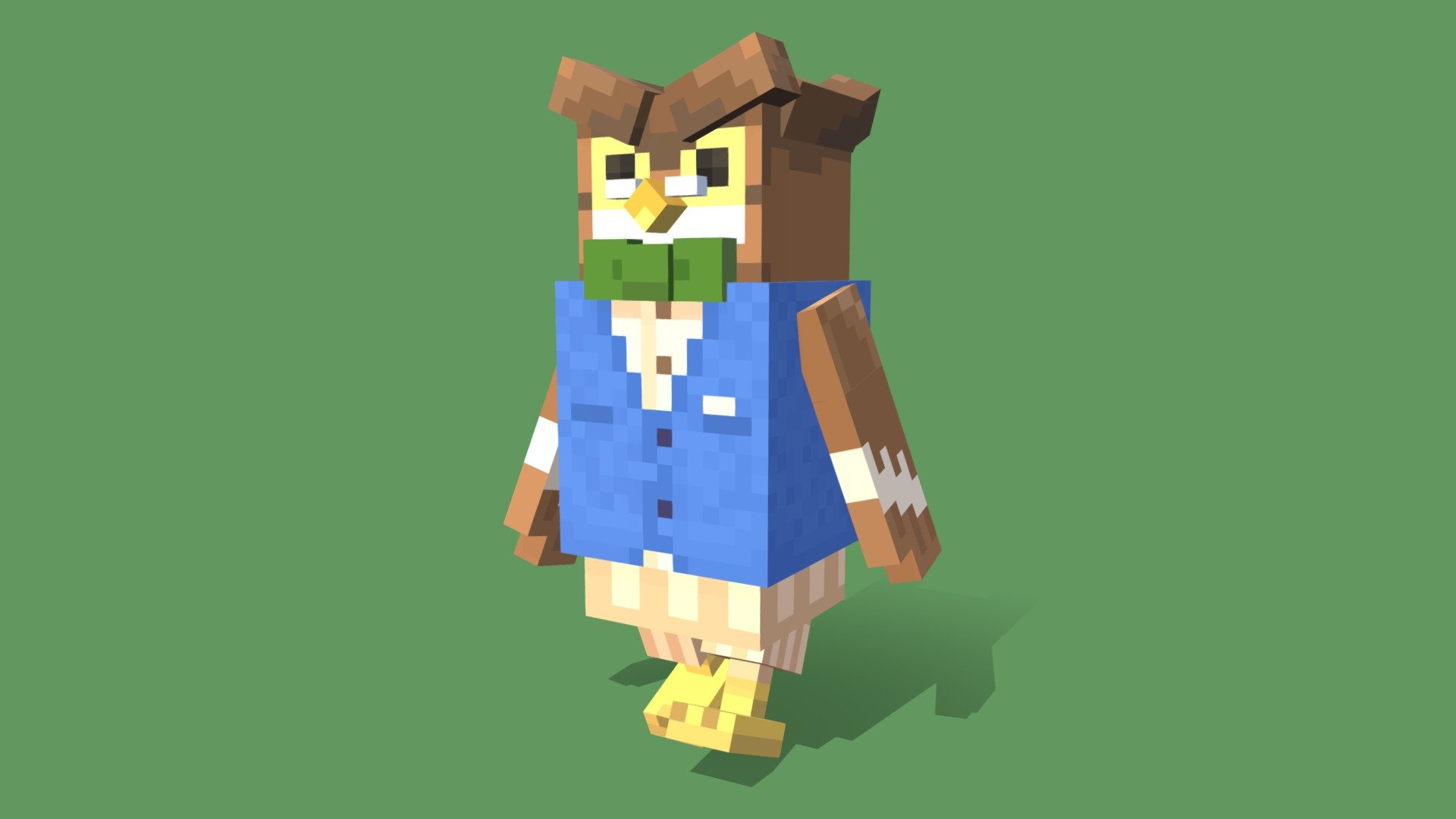 Boza the librarian - 3D model by Blanket.Art (@Blanke.Art) [f9bb40c ...