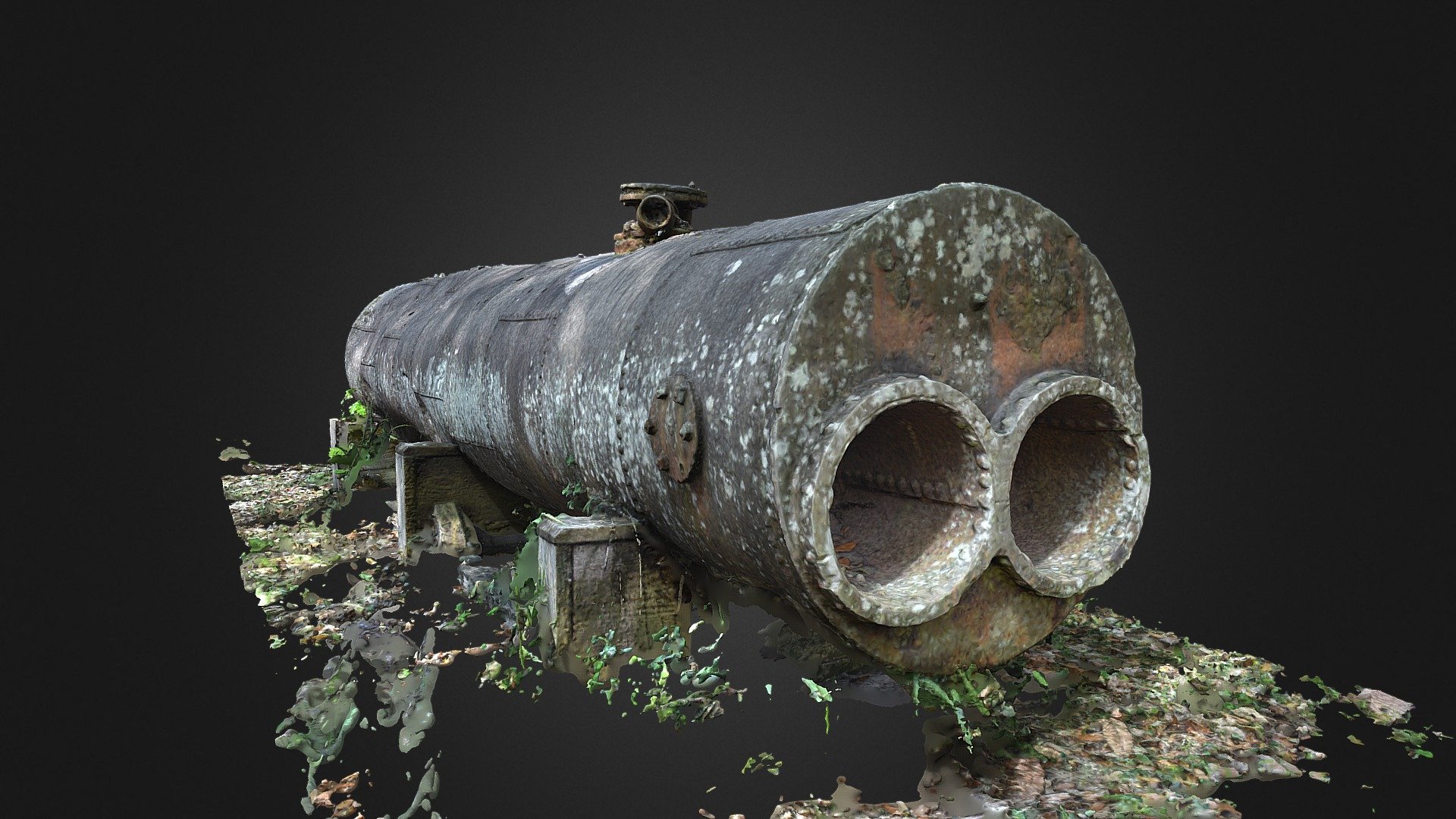 Steamboat Boiler at Prospect Bluff Historic Site - Download Free 3D ...