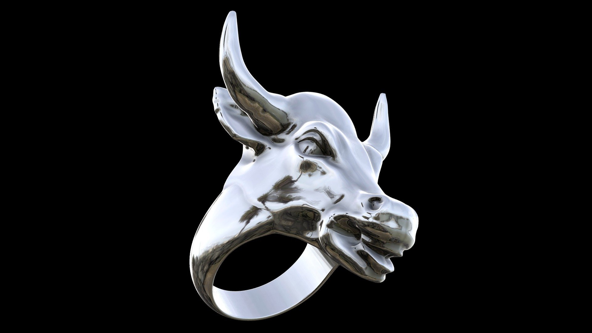 Bull ring - 3D model by 3DM Design (@3dmdesign) [f9bd744] - Sketchfab