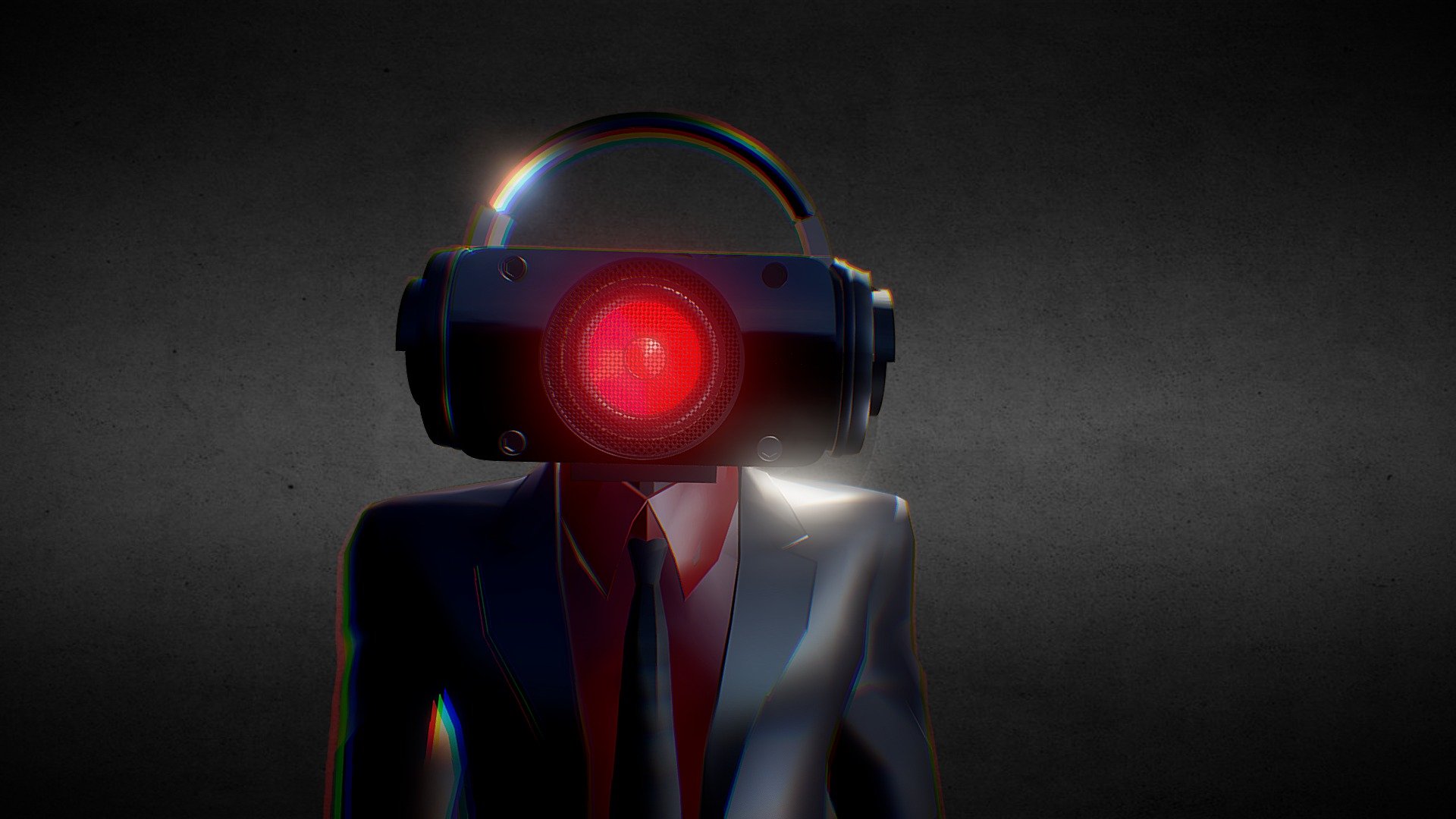 Dark speakerman - 3D model by Misterio566 [f9bfd88] - Sketchfab