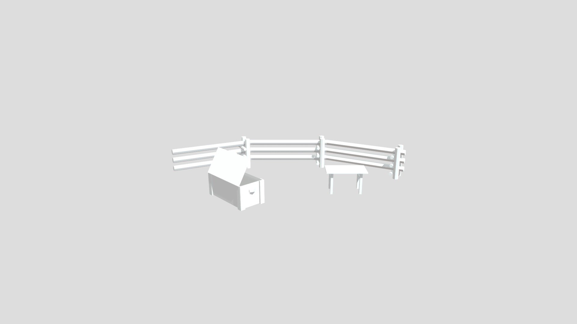 Forest Loner - 3 Simple props - 3D model by iben_Ornelis [f9c1c09 ...