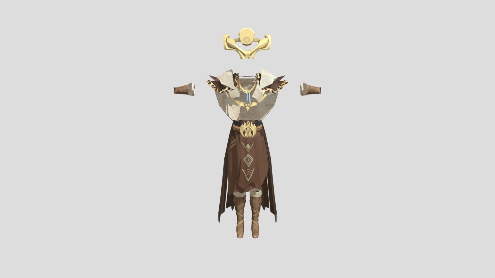 Forest Guardian Clothes - Download Free 3D model by Romeo De Beau ...