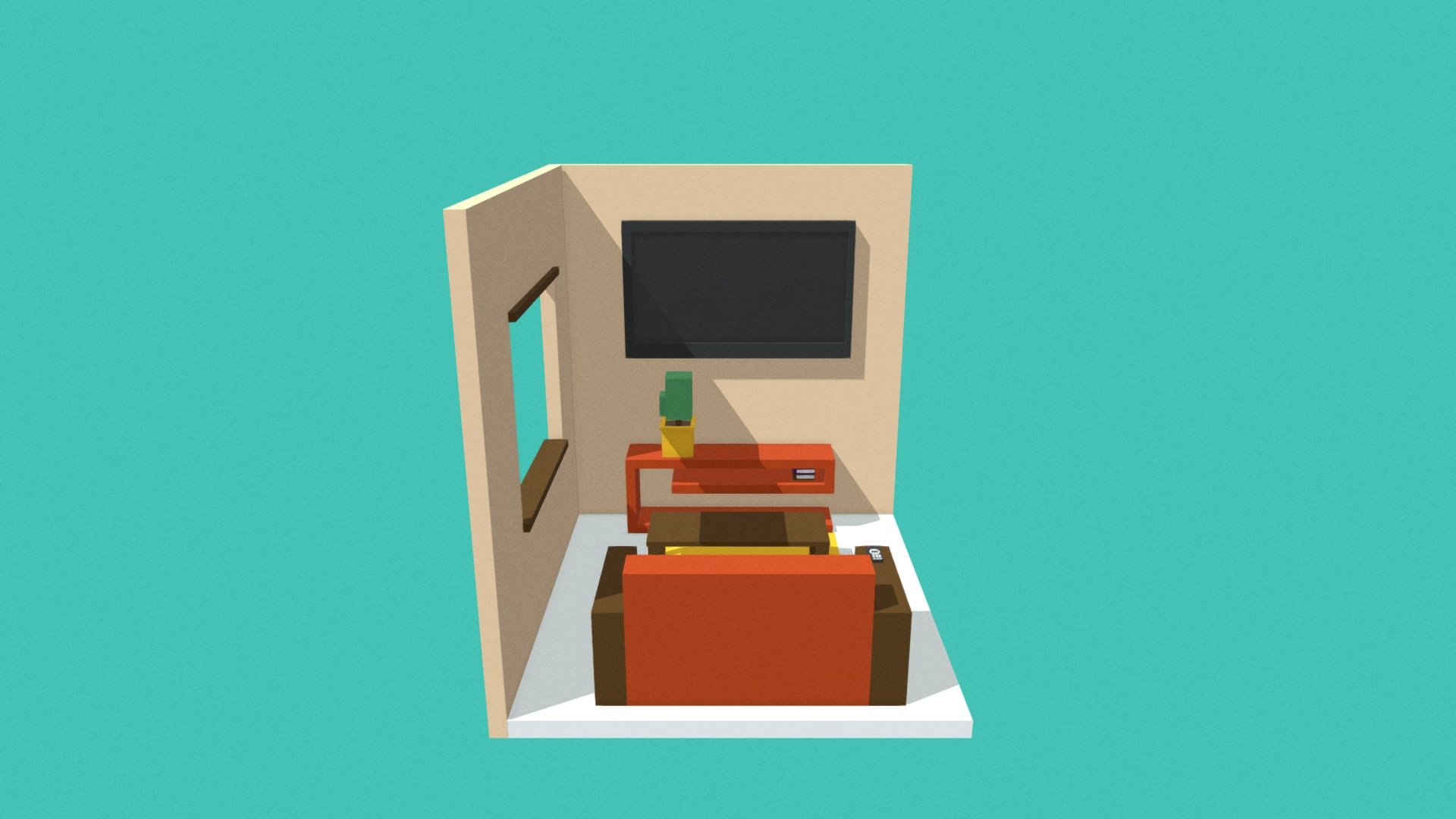 Sala - 3D model by JooSodr12 [f9c32ca] - Sketchfab