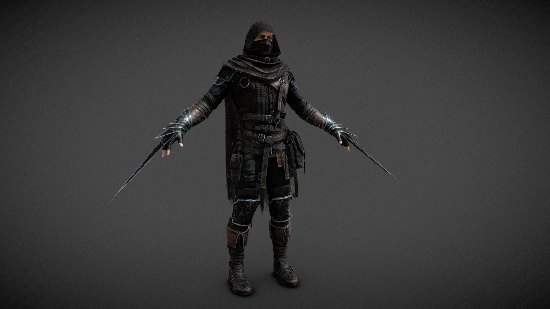 Male Assassin A - Buy Royalty Free 3D model by Quang Phan (@quangphan ...