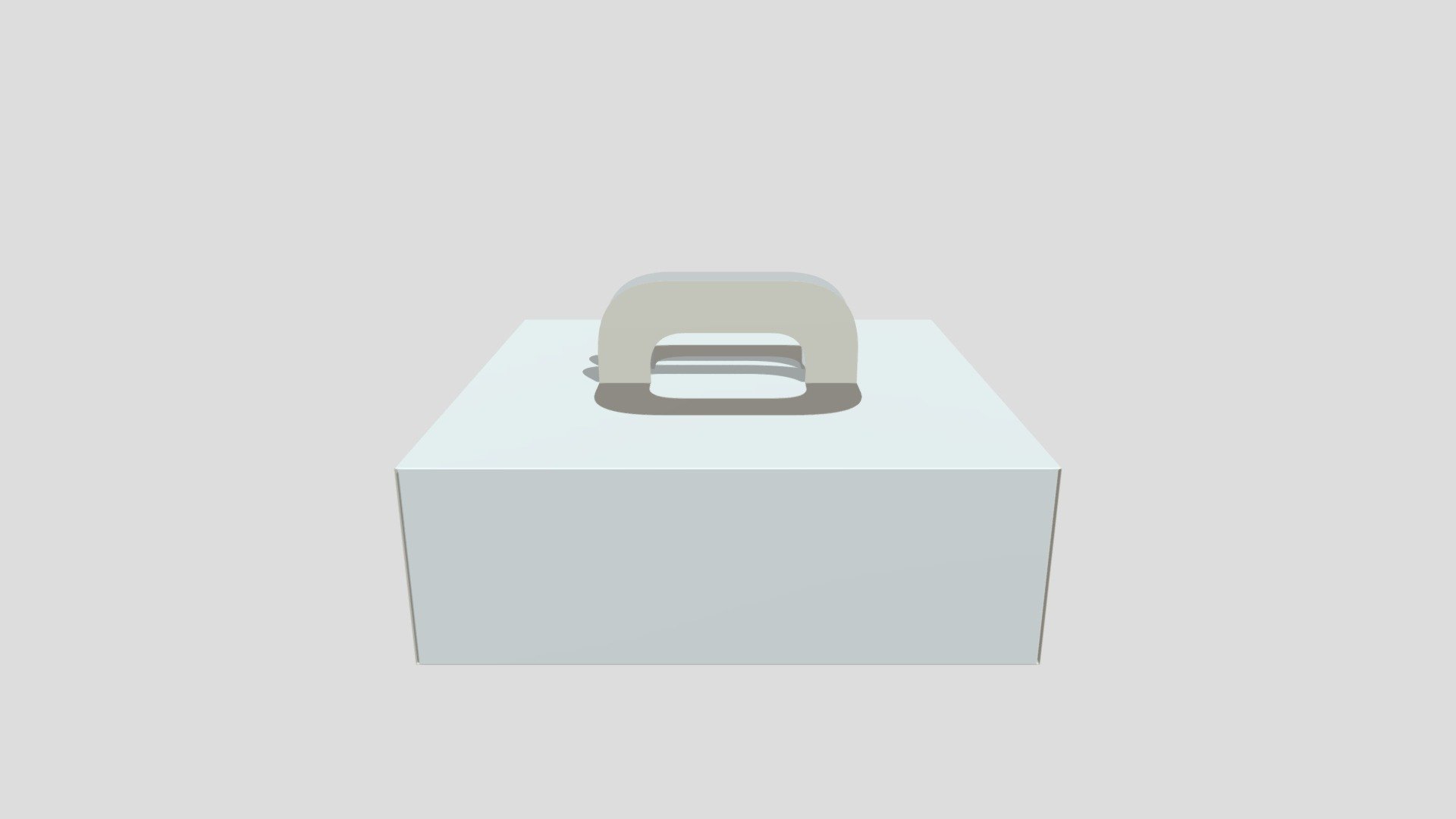rectangular handle cake box - Download Free 3D model by tudoubox ...