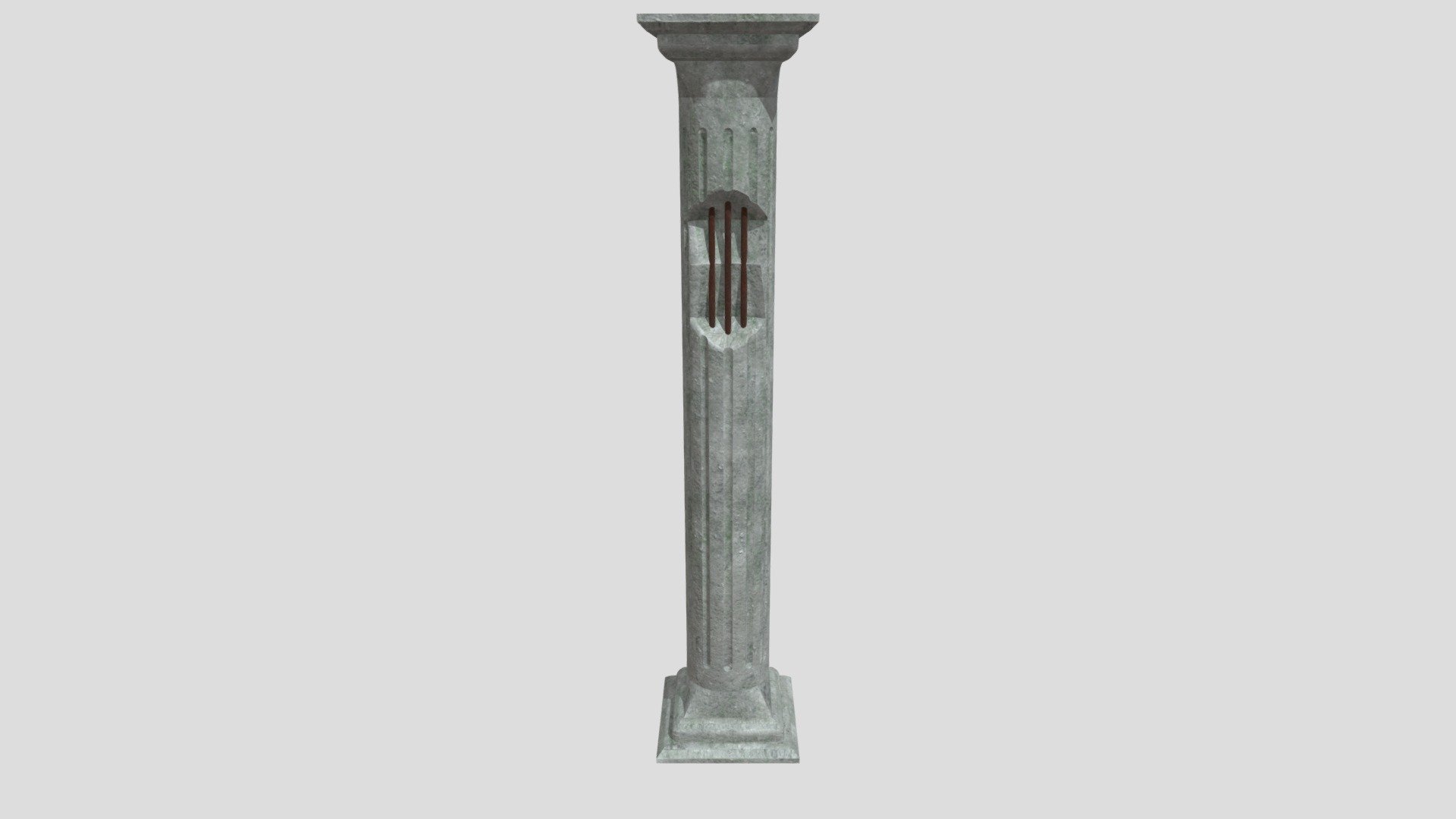 Pillier endommagé 1 - Download Free 3D model by Émile Bélanger ...
