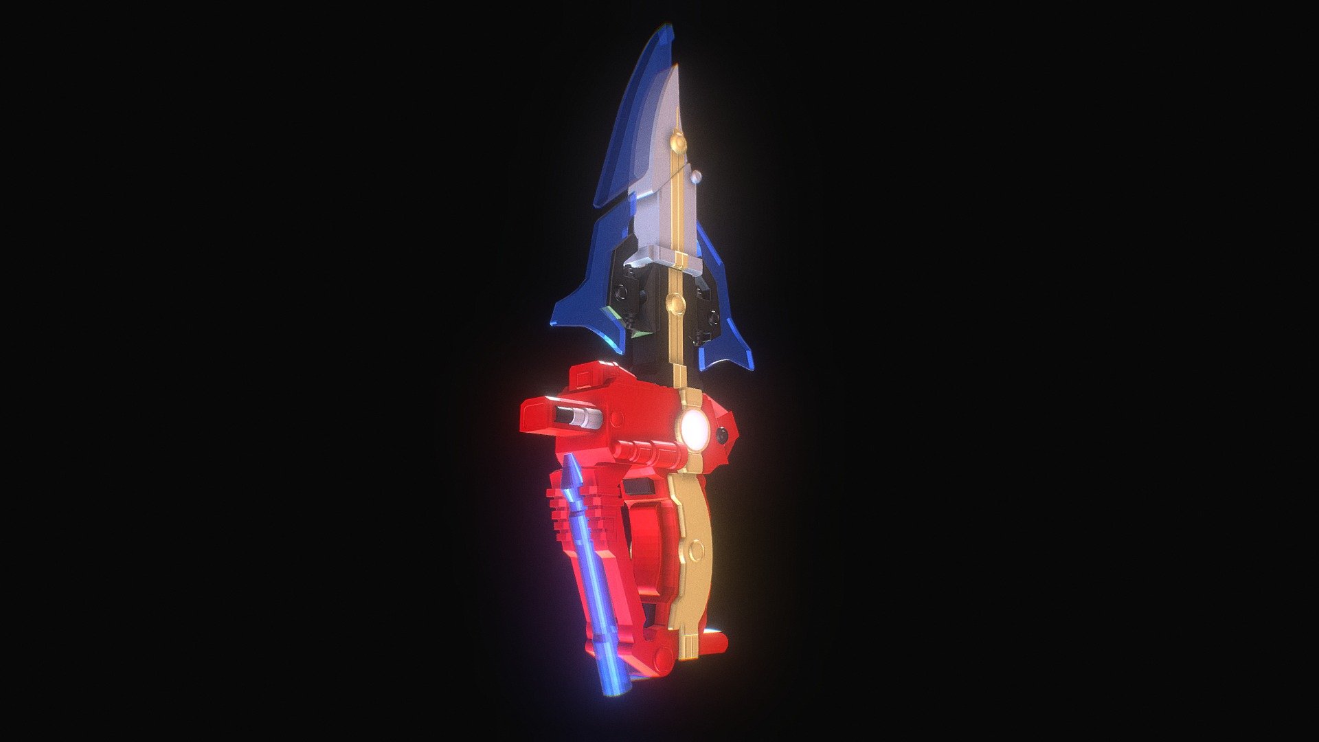Kyu The Weapon - Download Free 3D model by Ahbangkun [f9c65c2] - Sketchfab
