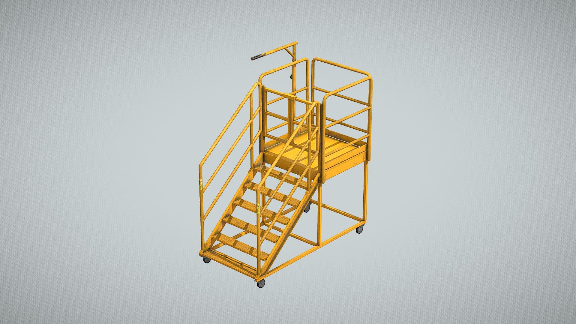 Portable Ladder Platform - Buy Royalty Free 3D model by Outlier Spa ...